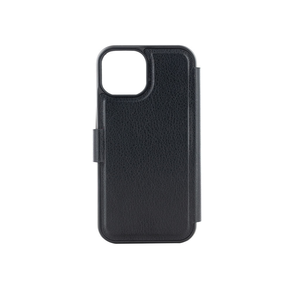 iPhone 15 Leather Folio Phone Case - Black / Brown – Proporta International